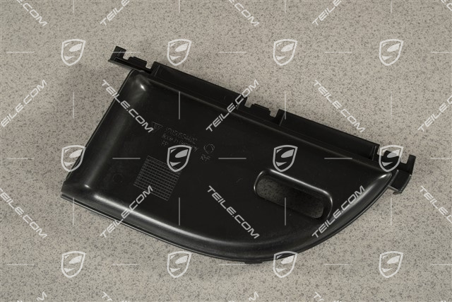 TEILE.COM | Cover Air duct / guide, Black, R / new / Panamera 970 / 802 ...