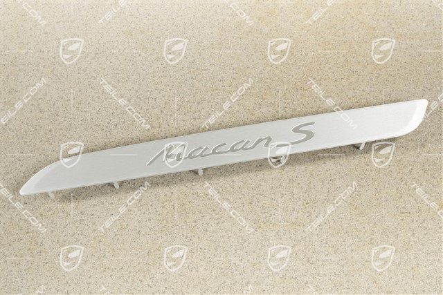 TEILE.COM | Trim, Sill trim strip, Aluminium, "Macan S", Front, L / new ...