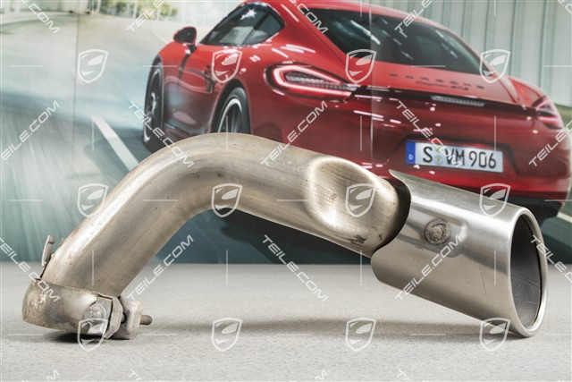 TEILE.COM | Exhaust system tail pipe, standard tailpipe, 4-pipe look ...