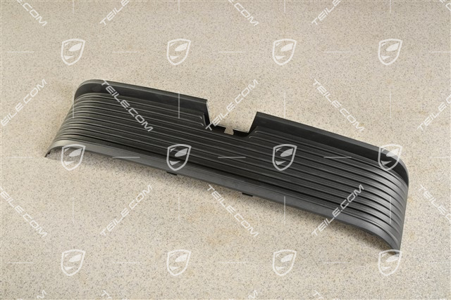 TEILE.COM | Cover trim, Front bumper center, Black matte / new / Taycan ...