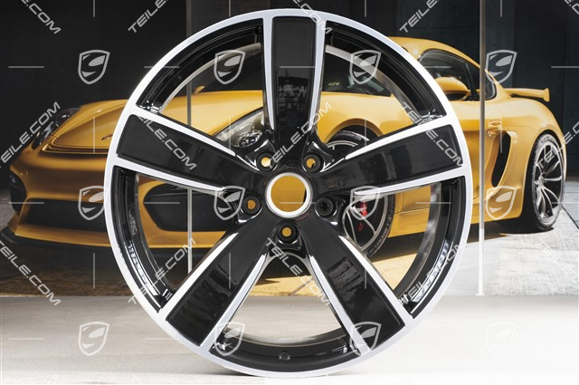 TEILE.COM | 22-inch wheel rim, Sport Classic, 10J x 22 ET48, black high ...