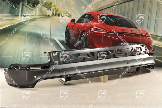 TEILE.COM | Rear bumper spoiler / lower part trim / new / Cayenne 9Y0 ...