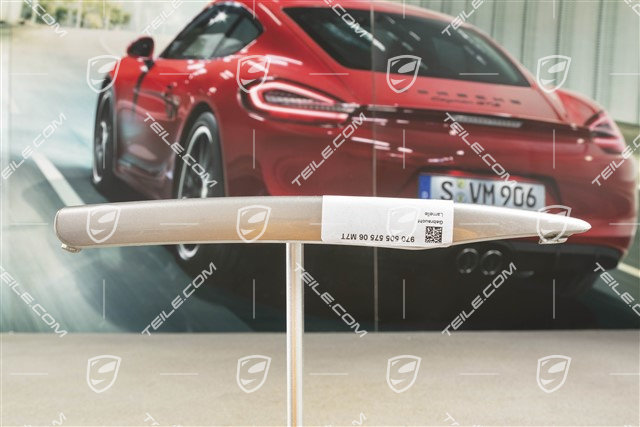 TEILE.COM | Front bumper Retaining frame lower cover, black satin ...