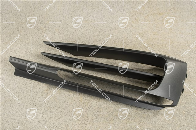 TEILE.COM | Disc / cover for front bumper retaining frame, Matt black ...