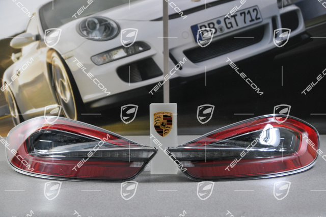 TEILE.COM | Heckleuchten Schwarz-Rot (dunkel), Satz, L+R / Neu ...