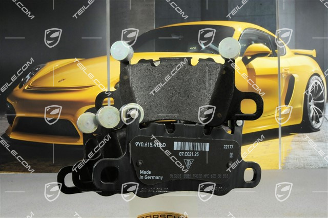 TEILE.COM | PCCB brake pad repair set, rear, L+R / new / Cayenne 9Y0 ...
