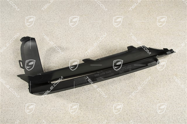 TEILE.COM | Disc / cover, retaining frame, Upper, Black matte, R / new ...