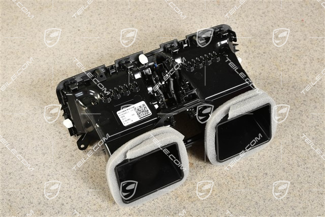 TEILE.COM | Centre console, rear, vent / nozzle / defroster trim, Black ...