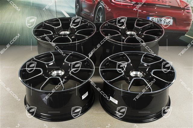 TEILE.COM | 20-inch + 21-inch Turbo S Exclusive Design wheel rim set, 9 ...