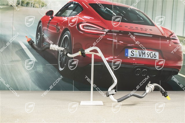 TEILE.COM | Return line / new / Panamera 970 / 403-01 Power steering ...