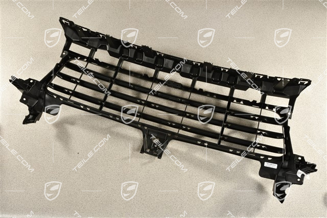 TEILE.COM | Front bumper Grille centre / middle, Black matte / new ...