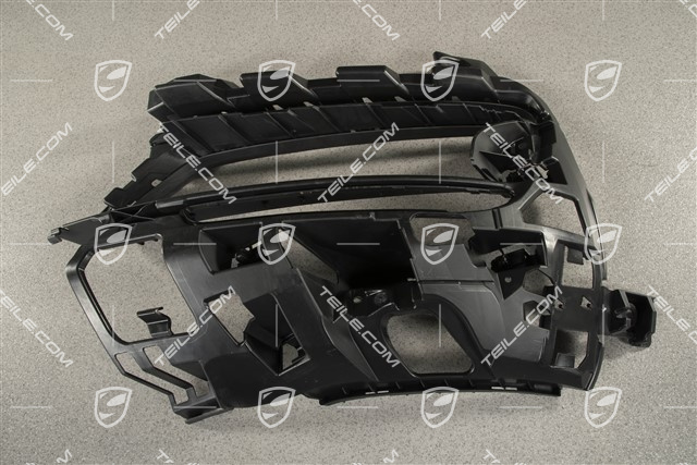 TEILE.COM | Front bumper retainer frame / grille / vent, lateral, Black ...
