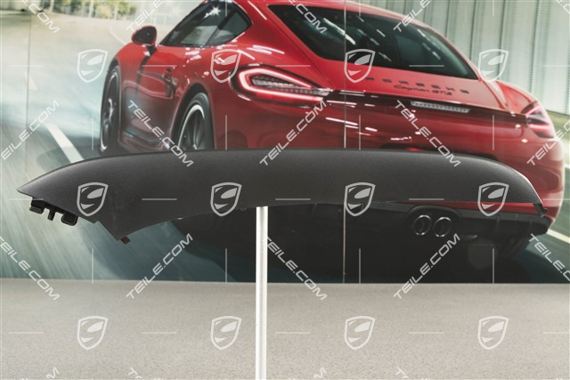 TEILE.COM | Disc / cover lower for front bumper retaining frame, Black ...