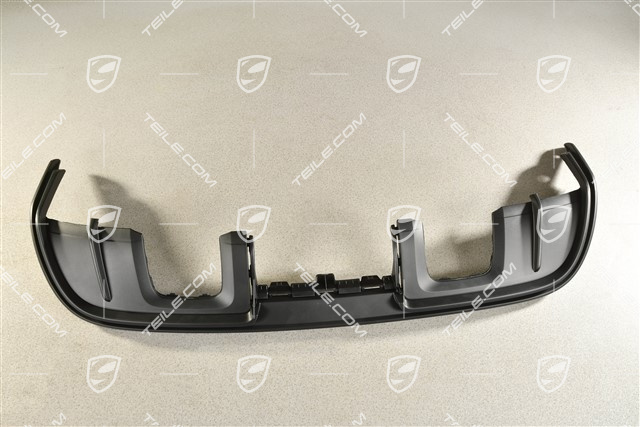 TEILE.COM | Rear bumper lower cover / diffuser, Black matte, GT4 RS ...