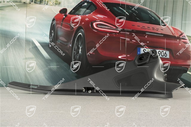 TEILE.COM | D-pillar Side trim / linning, Black, R / new / Panamera 971 ...