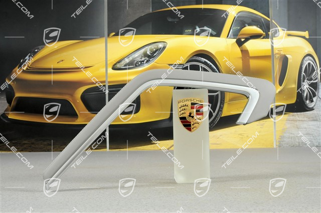 TEILE.COM | Handle leather, platinum grey, R / new / 911 991 / 807-10 ...