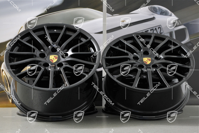 TEILE.COM | 19-inch Sport Design wheel set, black, wheels 8J x 19 ET57 ...