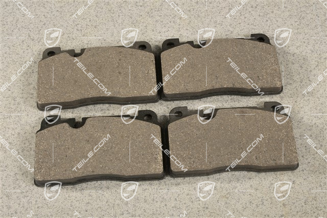 TEILE.COM | Brake pad set, 17-inch, black calliper / new / Macan / 602 ...