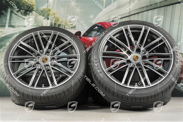 TEILE.COM | 20-inch Turbo IV wheels set, rims 8,5J x 20 ET57 + 10,5J x ...