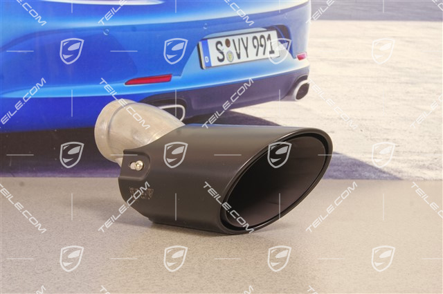 TEILE.COM | Exhaust system tail pipe, black, outer, GTS, R / used ...