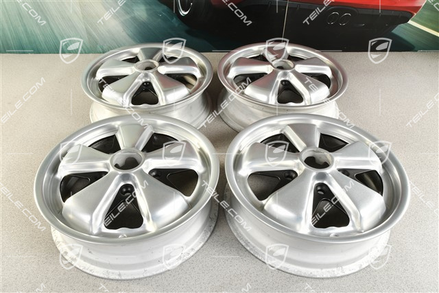 TEILE.COM | 15-inch Perforated disc wheel set (4 pcs.), Fuchs, 4,5J x ...