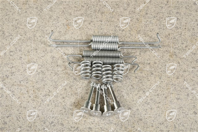 TEILE.COM | Mounting kit (springs) for parking / hand brake- brake shoe ...