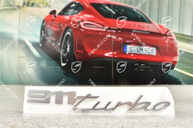 TEILE.COM | "911 Turbo" logo / emblem, silver / new / 911 992 / 810-00 ...