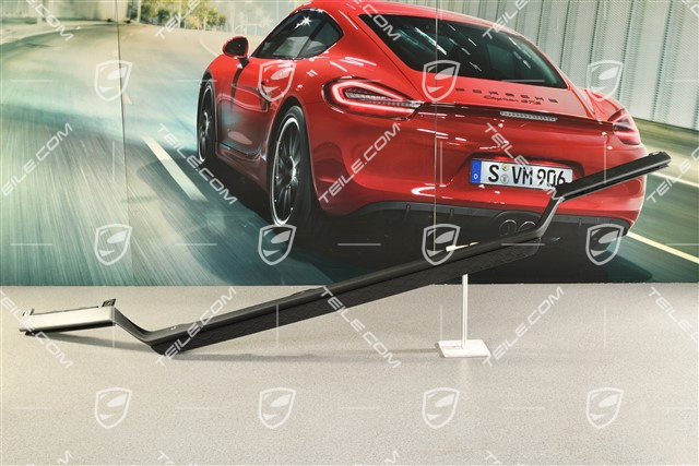 TEILE.COM | Rear bumper cover trim, lower, black matte / new / Cayenne ...