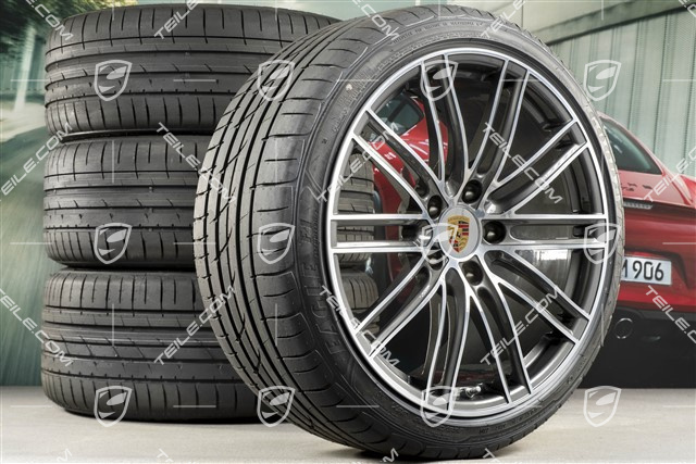 TEILE.COM | 20-inch Turbo IV wheels set, rims 8,5J x 20 ET57 + 10,5J x ...