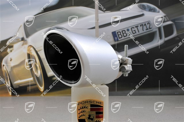 TEILE.COM | Tailpipe, Turbo, 4-Pipe-Look, 1 piece!, L / new / Cayenne ...