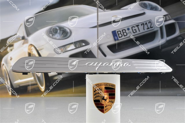 TEILE.COM | Cover, logo Cayenne, stainless steel, L=R / new / Cayenne ...