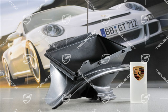TEILE.COM | Air duct, GT2 RS / Turbo MK2, lower, L / new / 911 997 / ...
