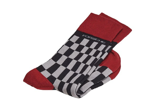 TEILE.COM | #Porsche Collection, Socks Unisex, black, grey/red, 36/38 ...