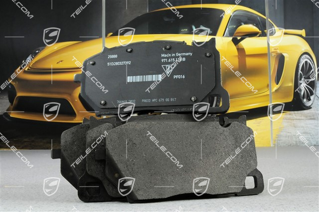TEILE.COM | PCCB brake pads, 20-inch, calliper painted Yellow / new ...