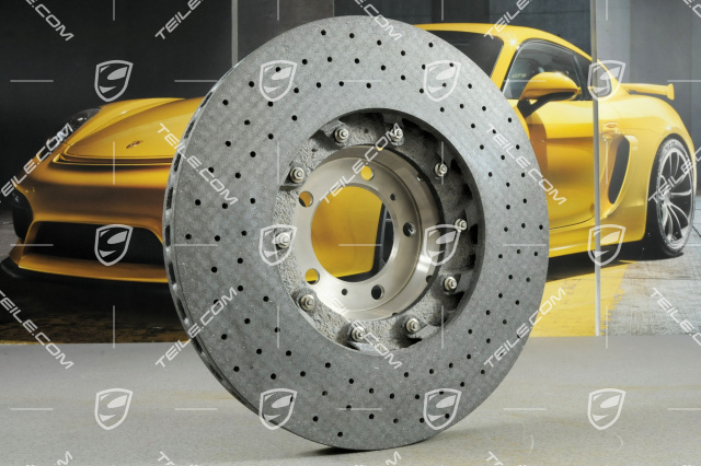 TEILE.COM | Brake disc, Panamera 4 GTS / Turbo / Turbo S MK1, PCCB, L ...