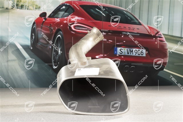 TEILE.COM | Exhaust system tail pipe, standard tailpipe, V6, R / used ...