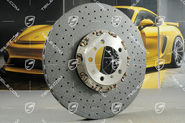 TEILE.COM | Brake disc, Panamera 4 GTS / Turbo / Turbo S MK1, PCCB, L ...