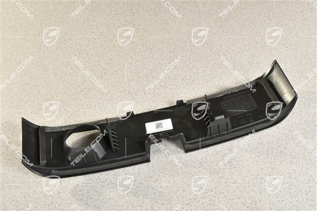 TEILE.COM | Cover trim, Front bumper center, Real Top View, Black matte ...