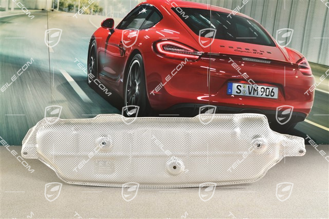 TEILE.COM | Rear muffler heat protection / used / Cayenne 9Y0 / 801-70 ...