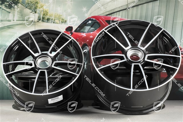 TEILE.COM | 20+21-inch wheel rim set Turbo Sport 4, rims: front 9J x 20 ...