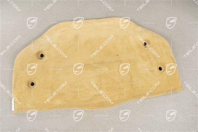 TEILE.COM | Engine compartment lining, Savannah beige / used / Boxster ...