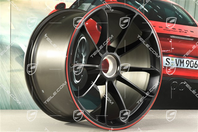 TEILE.COM | 20" rims set GT3, 9J x 20 ET55 + 12J x 20 ET47, in black ...