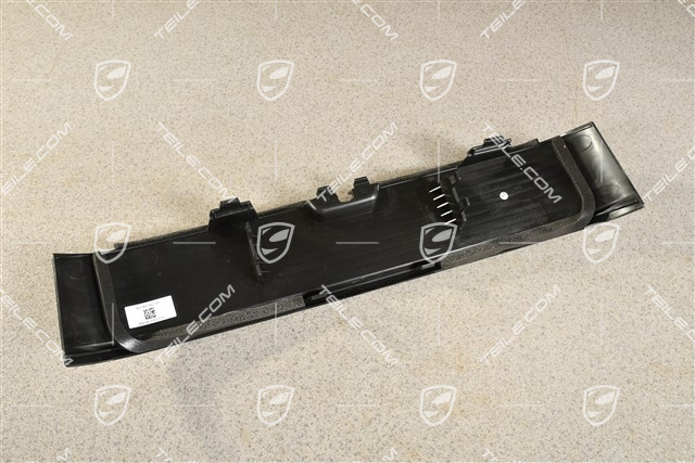 TEILE.COM | Cover trim, Front bumper center, Black matte / new / Taycan ...