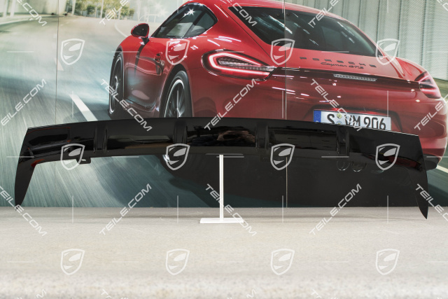 TEILE.COM | Rear diffuser, Black, Sport Design Package / new / Panamera ...