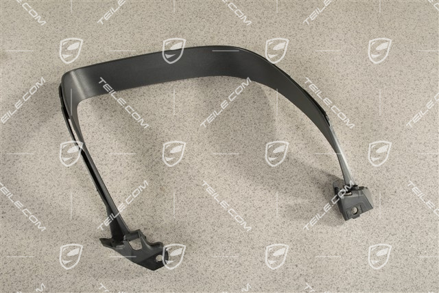 TEILE.COM | Rear bumper Exhaust system tail pipe cover trim, Black ...